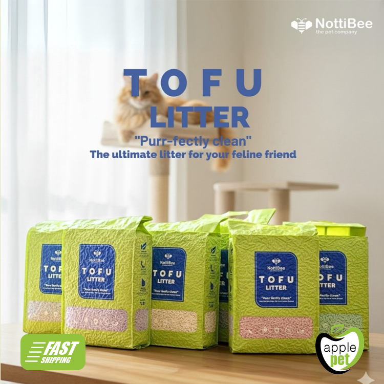 NottiBee Premium 1.5mm Ultra Fine Tofu Cat Litter 7L SUPERIOR ODOR ...