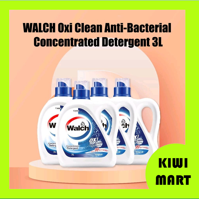 WALCH Oxi Clean Anti-Bacterial Concentrated Detergent 3L/Detergen Pekat Anti-Bakteria WALCH 3L ...