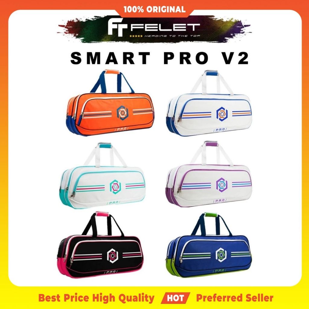 FELET Smart Pro V2 Tournament Bag Thermal Original | Beg Badminton ...