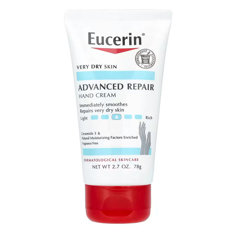 Eucerin Advanced Repair Hand Cream 78g, Immediately Soothes and Repairs ...