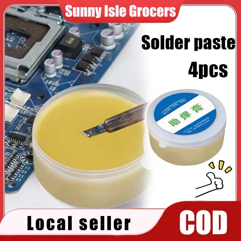 4PCS Pasta Fluks Pengelasan 35G / Soldering Flux Paste Rosin Solid ...