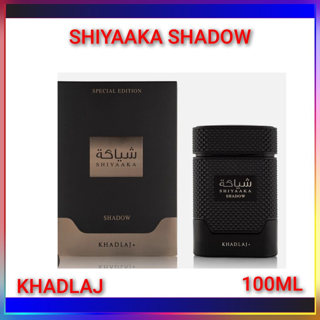 [NEW ARRIVAL] SHIYAAKA SHADOW BY KHADLAJ EDU 100ML ORIGINAL SPRAY ...