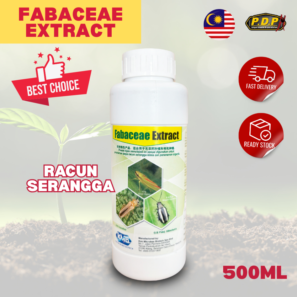 Fabaceae Extract (500 ml) Ken Microbes Racun Serangga Pesticide Control ...