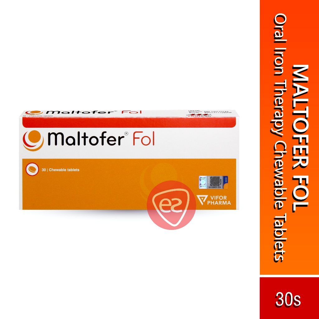 Maltofer Fol Chewable Tablet 30s (Oral Iron Therapy) Chocolate Flavour ...