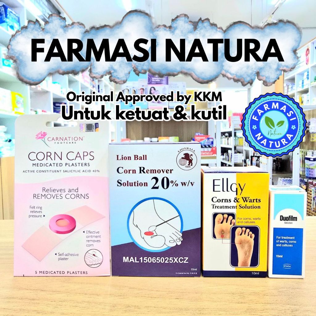 [LULUS KKM] Ubat Ketuat | Corns & Warts Solution & Plaster | Shopee ...