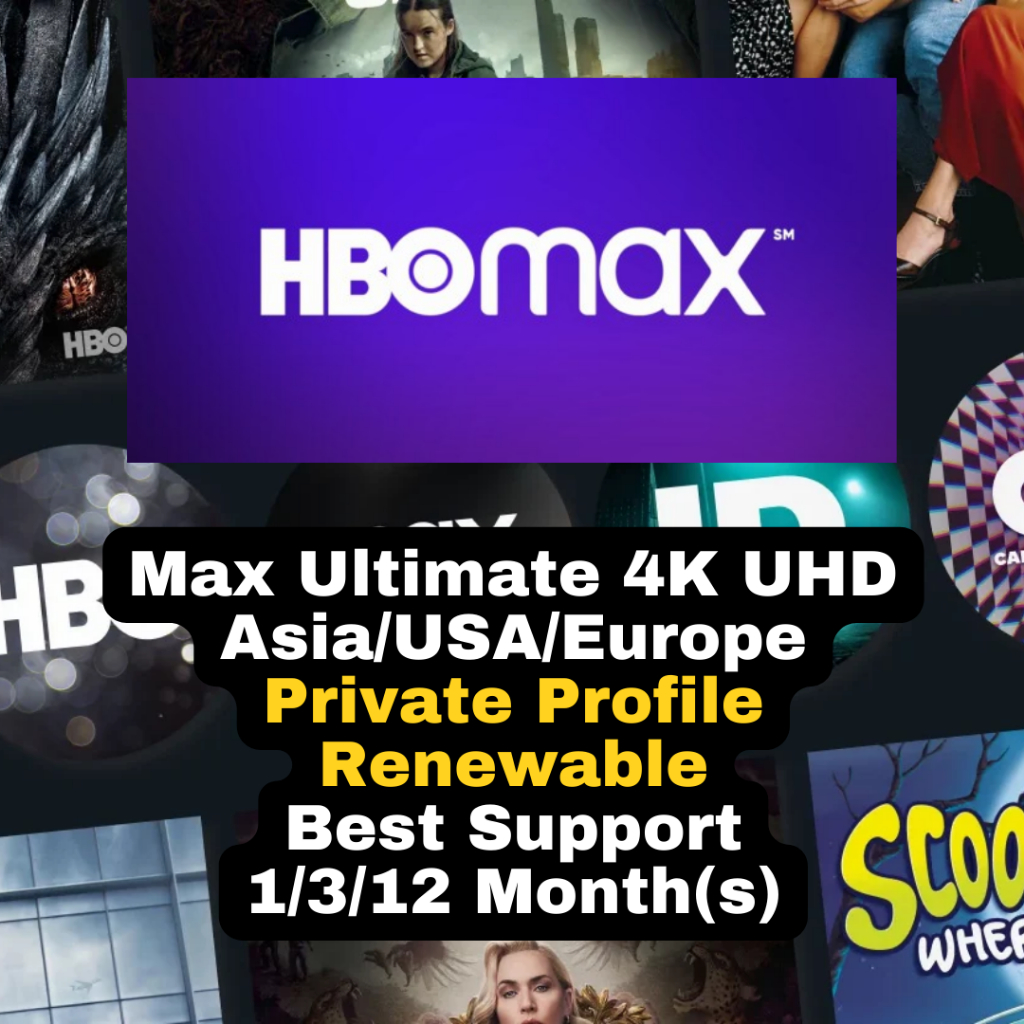 Private Profile 4K UHD Ultimate HBO Max Account | Shopee Malaysia
