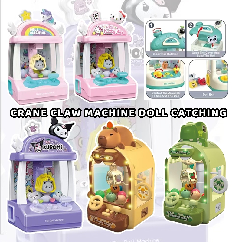 Crane Claw Machine Doll Catching Catcher Catch The Dolls Game Arcade ...