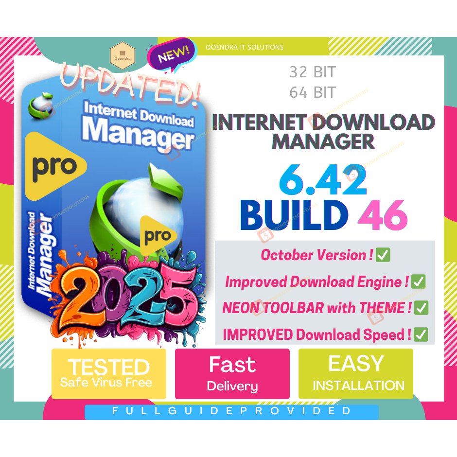 IDM Internet Download Manager 𝟔.𝟒𝟐 𝐁𝐮𝐢𝐥𝐝 𝟒𝟔 🔥Muat Turun Pantas 💯 EASY ...