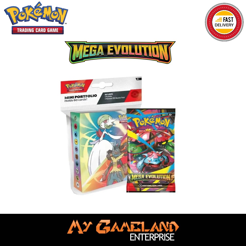 Pokemon TCG Mega Evolution ME01 | ME-01 Mini Portfolio (BRAND NEW ...