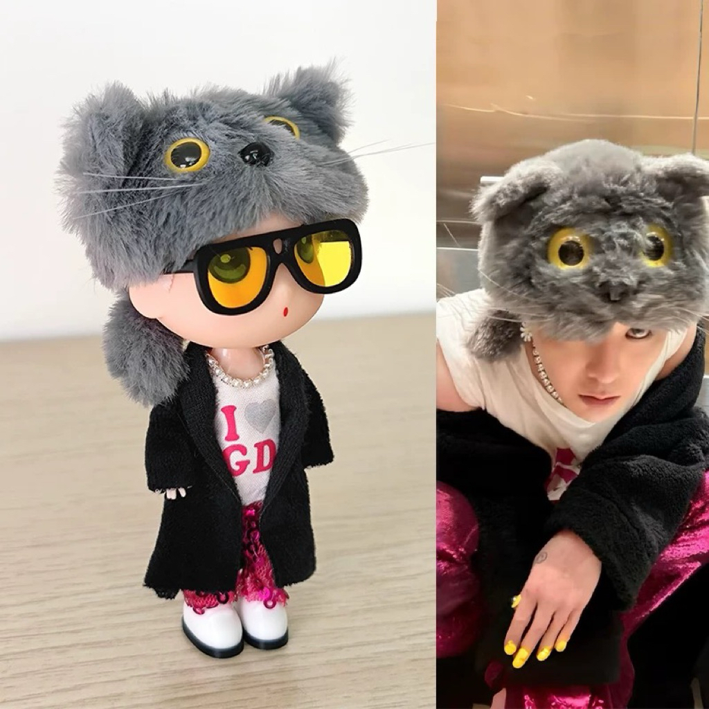 GD Doll Gift 权志龙公仔娃娃手办礼｜G-Dragon Macau Zoa cat Outfit Concert Inspired ...
