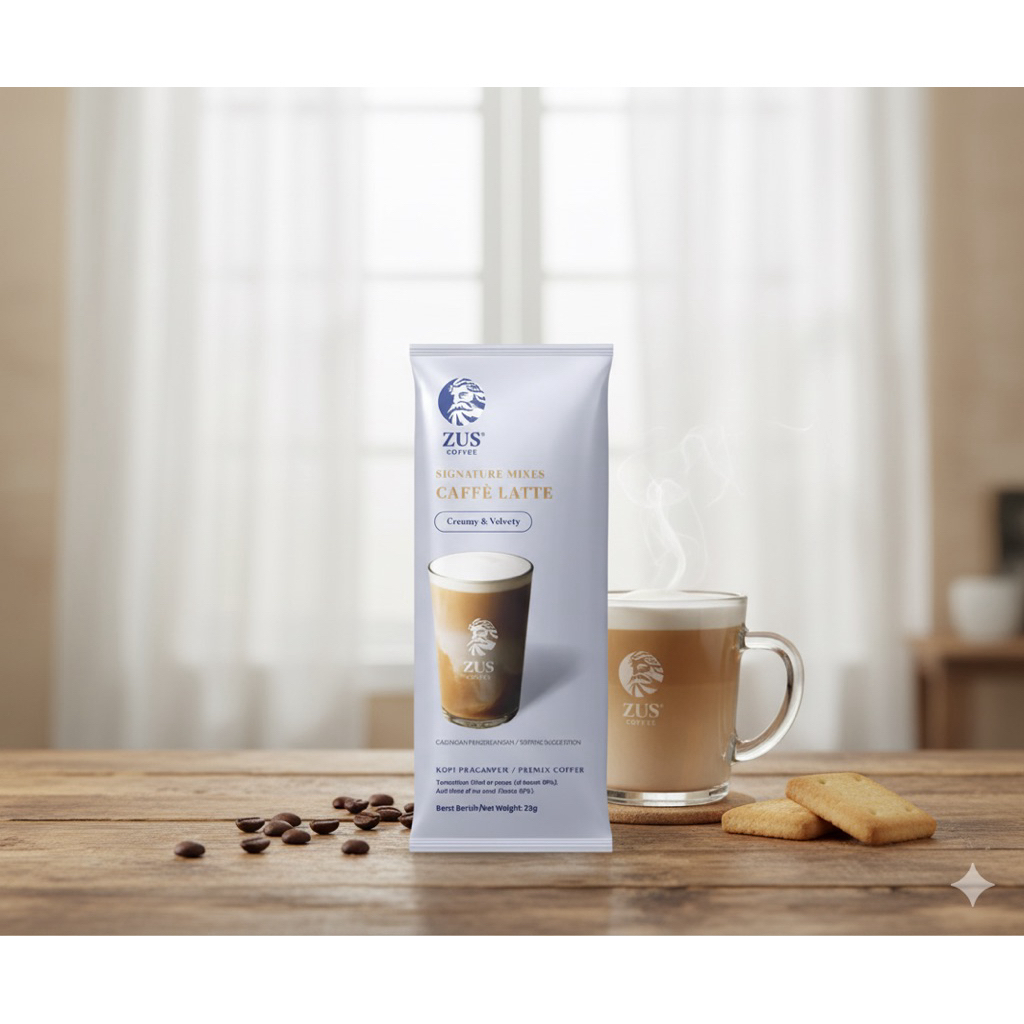 Zus Signature Mixes Cafe Latte (5’s) | Shopee Malaysia