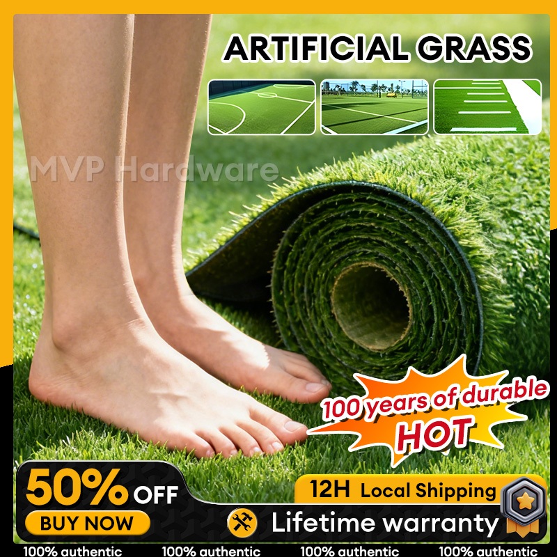 Rumput karpet Tiruan Outdoor Artificial Grass UV Protected Artificial ...