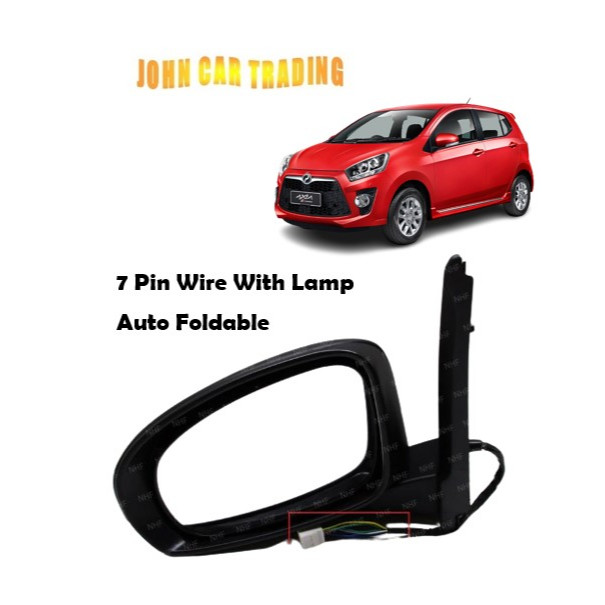Perodua Axia Side Mirror Axia EG Axia SE Door Mirror (No Wire,5 Wire,7 ...