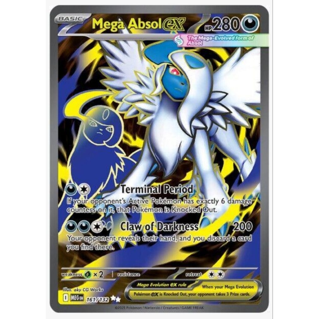 Pokemon Card TCG ME01 Mega Absol (UR) | Shopee Malaysia
