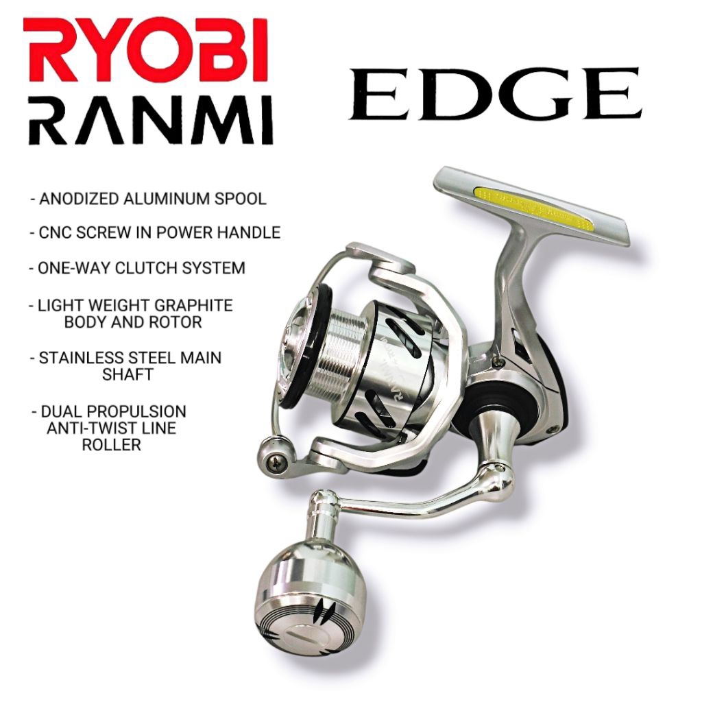 RYOBI RANMI EDGE SPINNING REEL (MESIN PANCING) | Shopee Malaysia