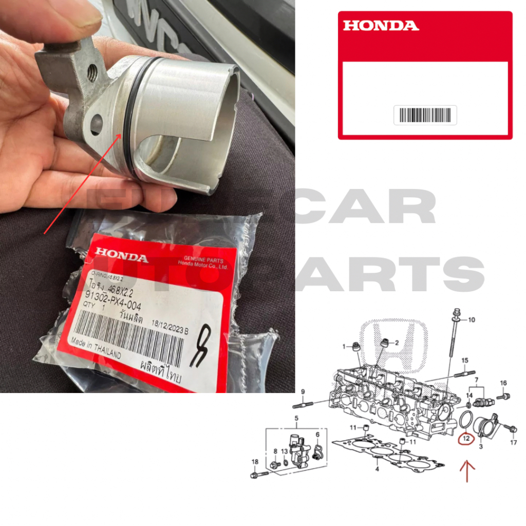 Cam Thrust O Ring Honda City Jazz Stream Hrv Brv Accord Civic Freed Crv ...