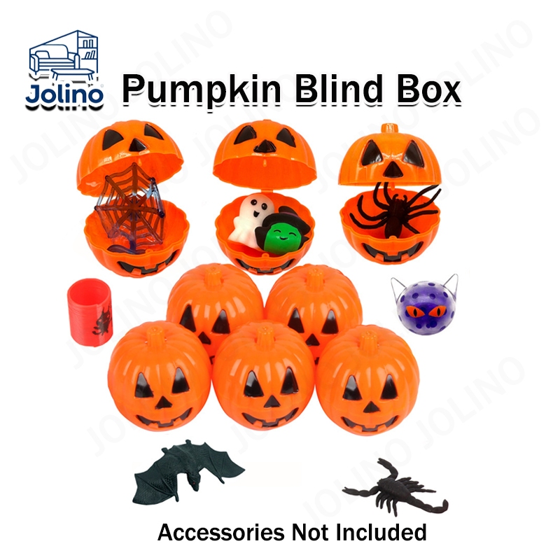 【MY】Halloween Pumpkin Blind Box Gashapon Capsule Mini Pumpkin Bucket ...