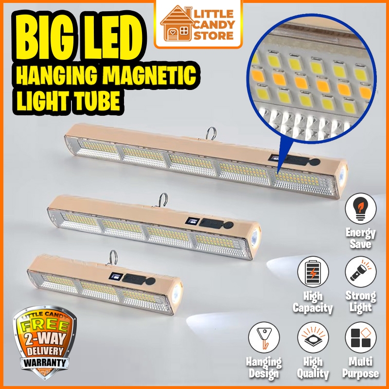 BIG LED Light Tube Portable USB Rechargeable High Brightness LED ...