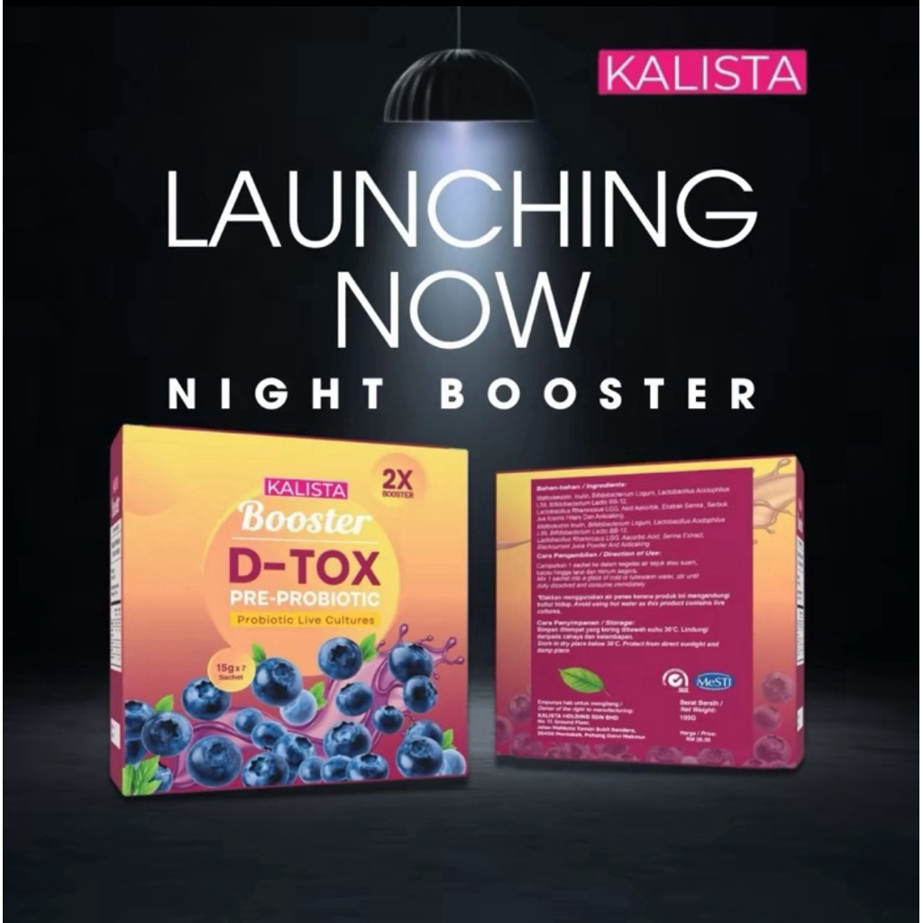 New Kalista Booster Prebiotic dan Probiotics | Shopee Malaysia
