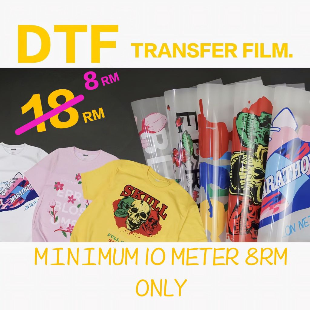 DTF Printing DTF Film Printing Iron On Heat Transfer Film DTF Cetak ...
