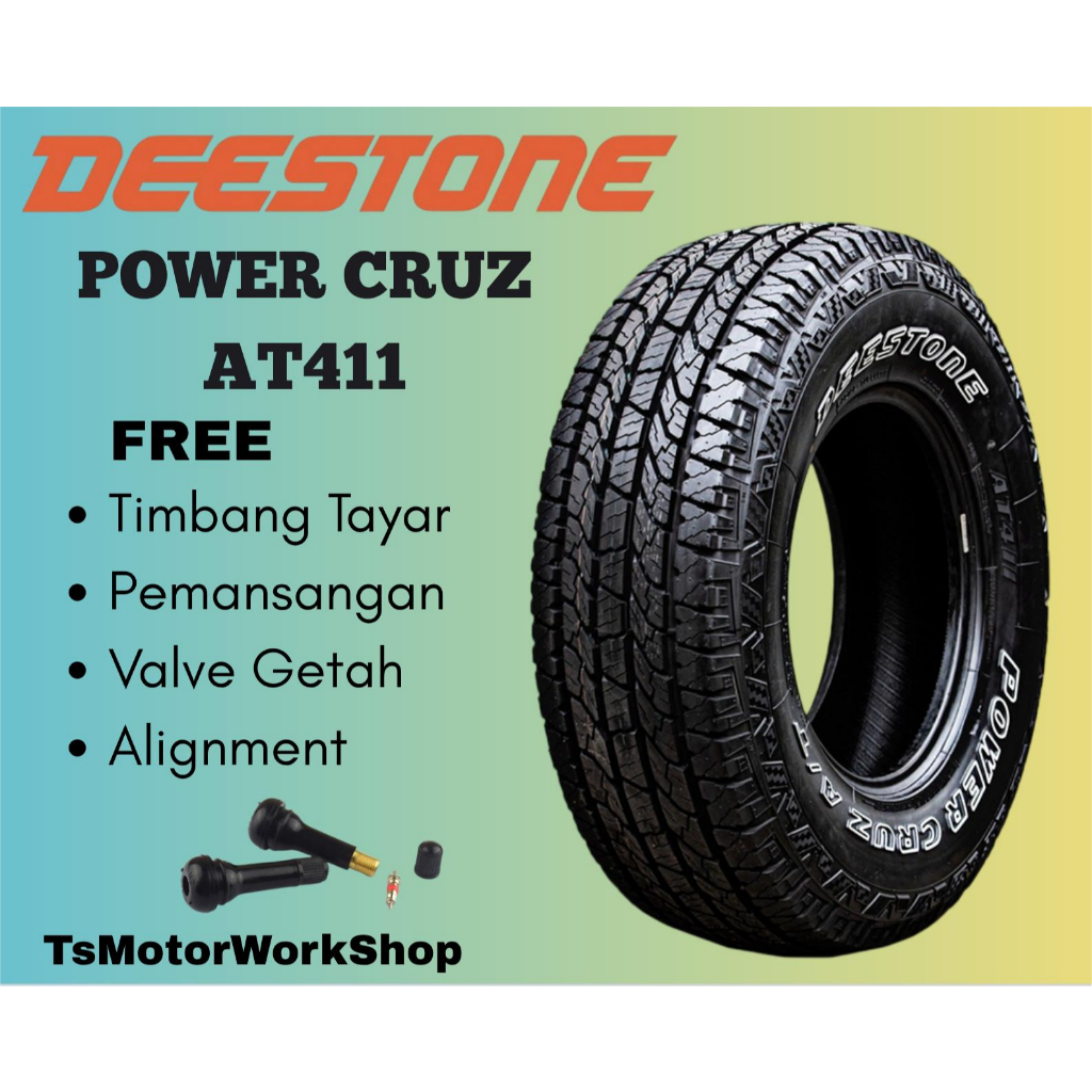 TAYAR DEESTONE AT411 MADE IN THAILAND (15INCH,16INCH,18INCH,20INCH ...