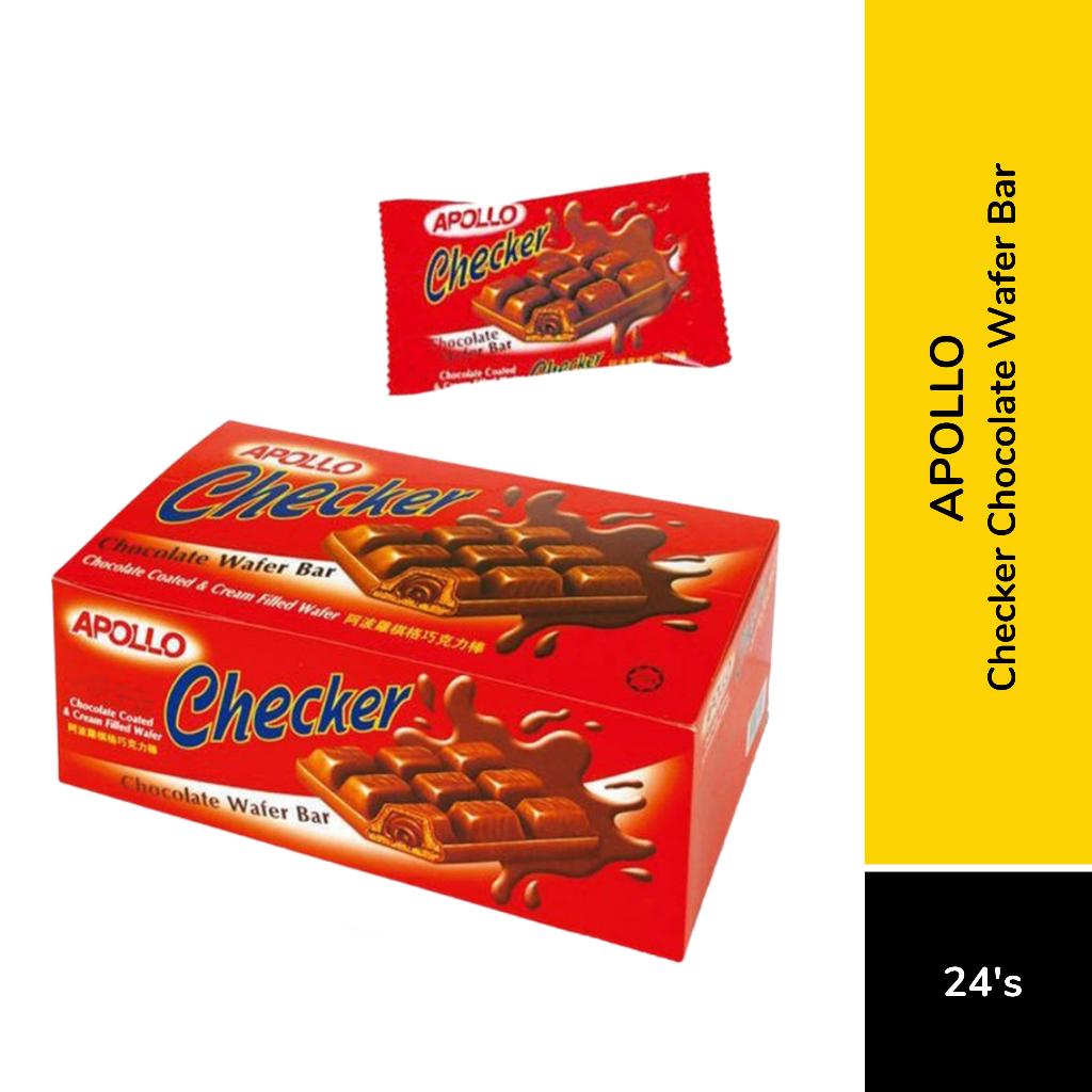 Apollo Checker Chocolate Wafer Bar (24's) | Shopee Malaysia