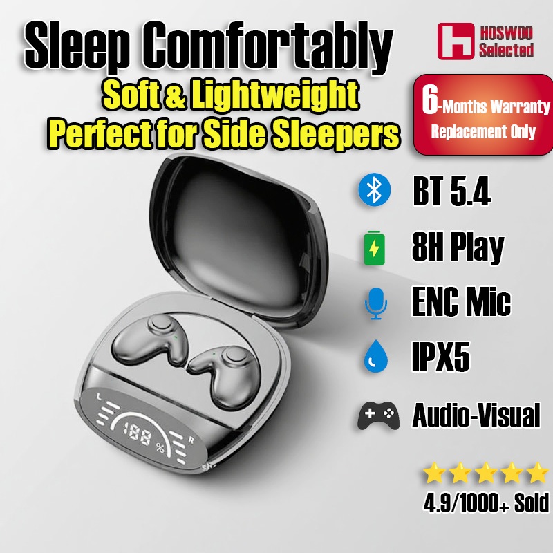 【Fast Shipping】Mini Sleep Bluetooth Earphones | Wireless Non-In-Ear ...