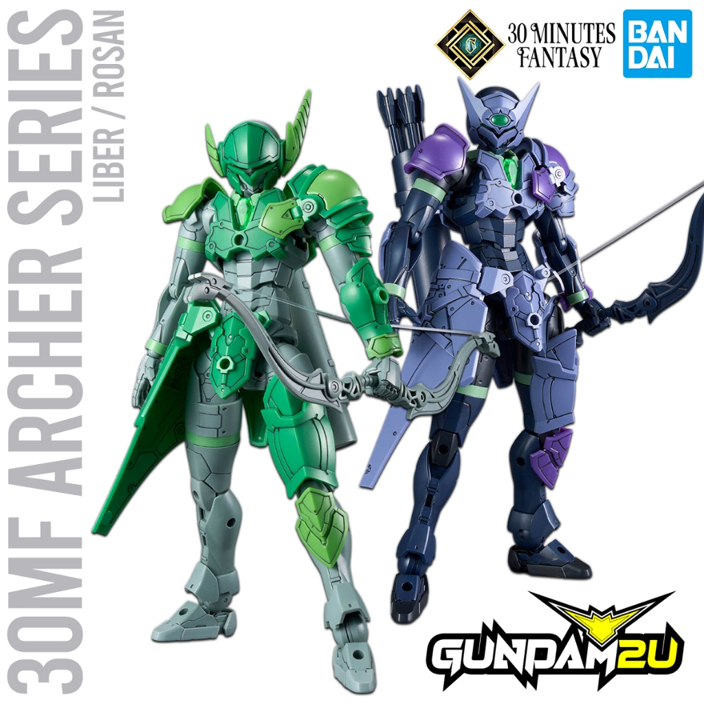 BANDAI 30MF Liber / Rosan Archer - Model Kit 30 Minutes Fantasy ...