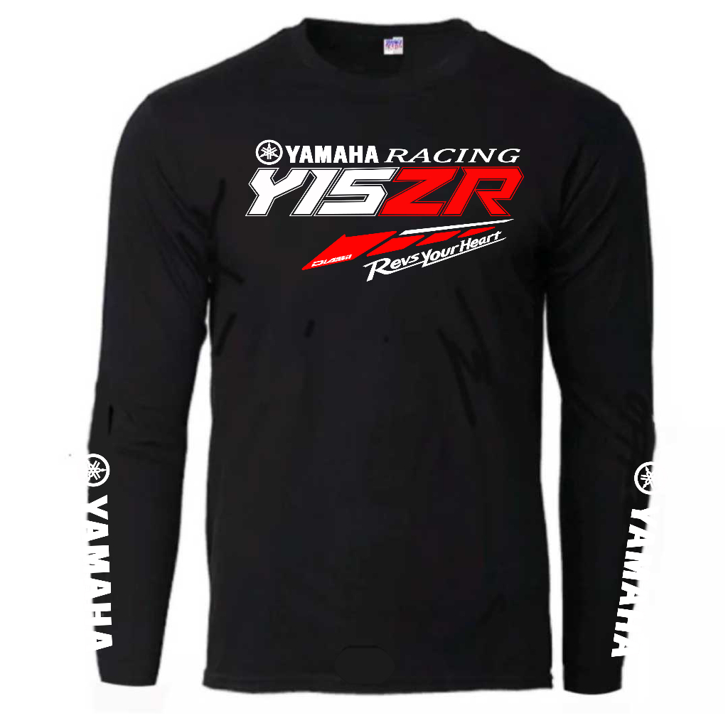 Baju Motor Y15ZR Racing Rider Lengan Panjang 100%cotton | Shopee Malaysia