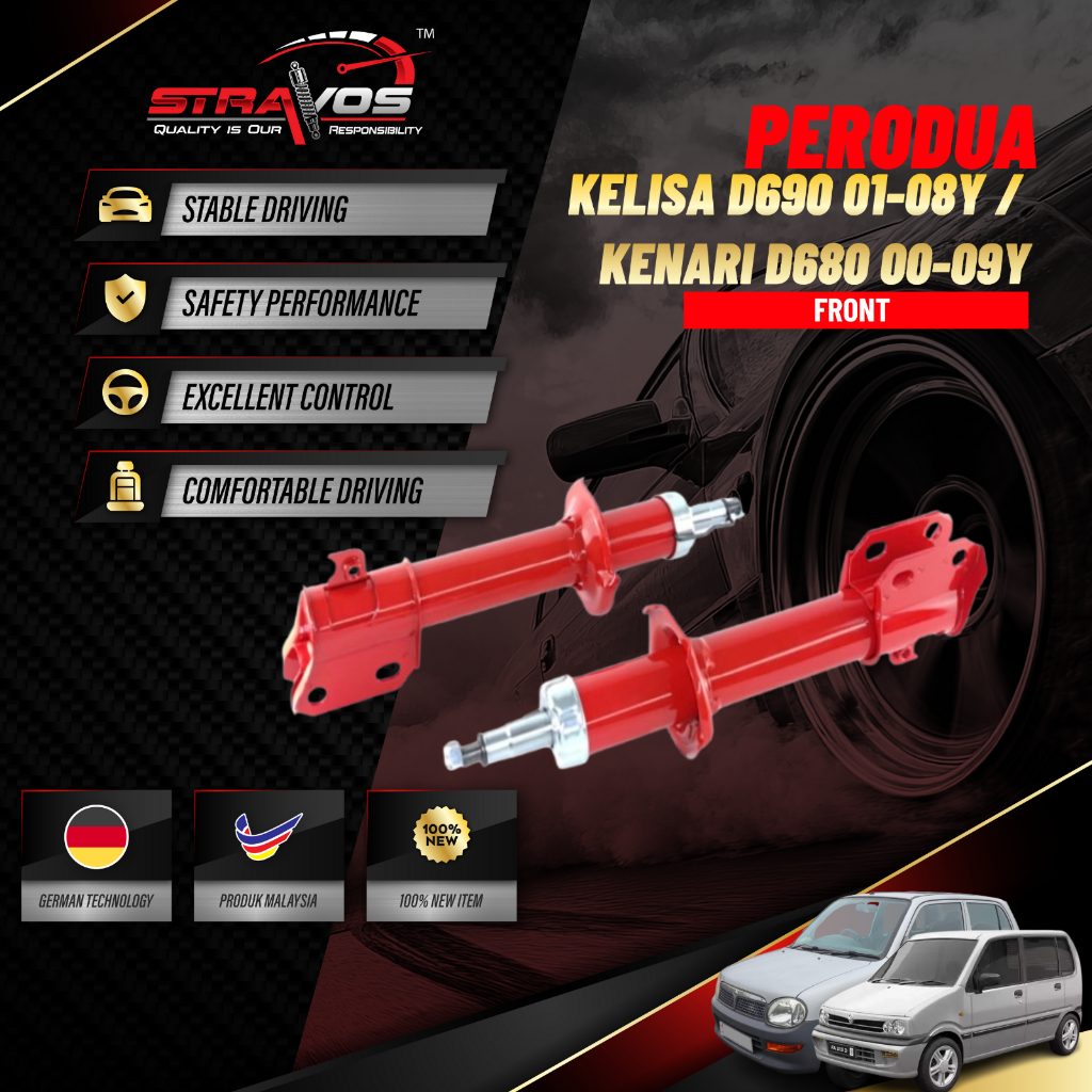 Perodua Kelisa D690 01-08Y / Kenari D680 00-09Y Shock Absorber Heavy ...