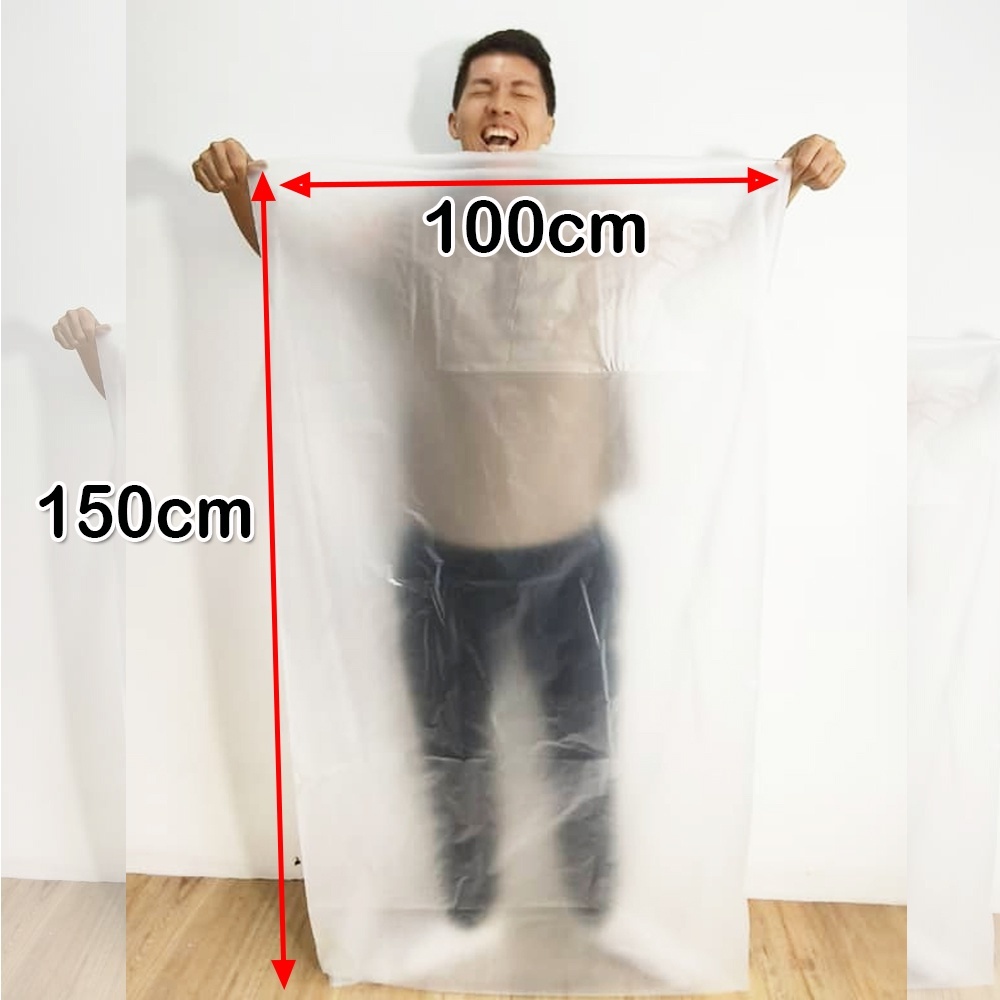 Beg Plastik Transparent Tebal Besar Heavy Duty Big Size Thick Plastic ...