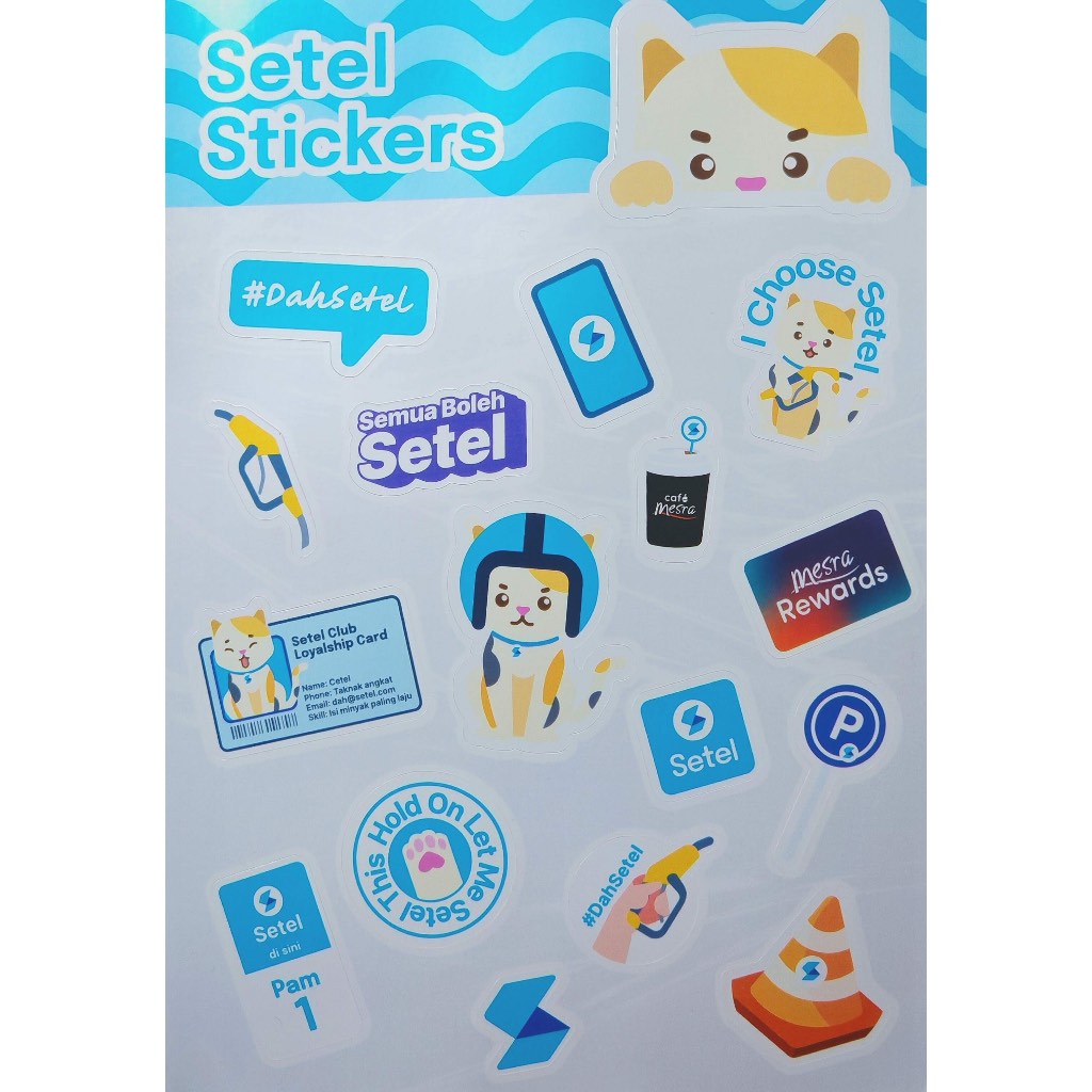 [Limited Edition] Setel Stickers – “Semua Boleh Setel!” Edition ...
