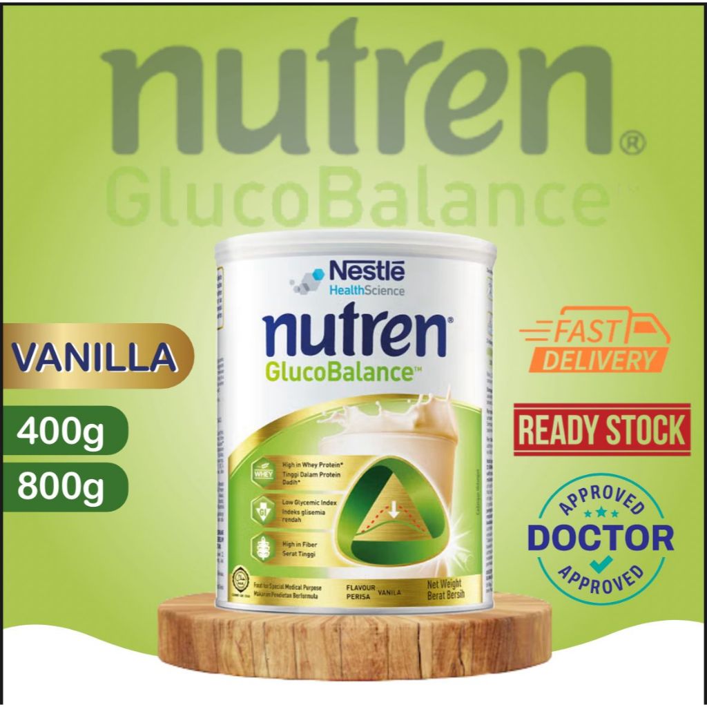 Nestle Nutren Glucobalance Vanilla 400g 800g | Shopee Malaysia