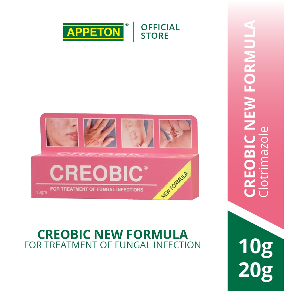 CREOBIC New Formula Cream - Treatment of Fungal Infection (10g/20g ...