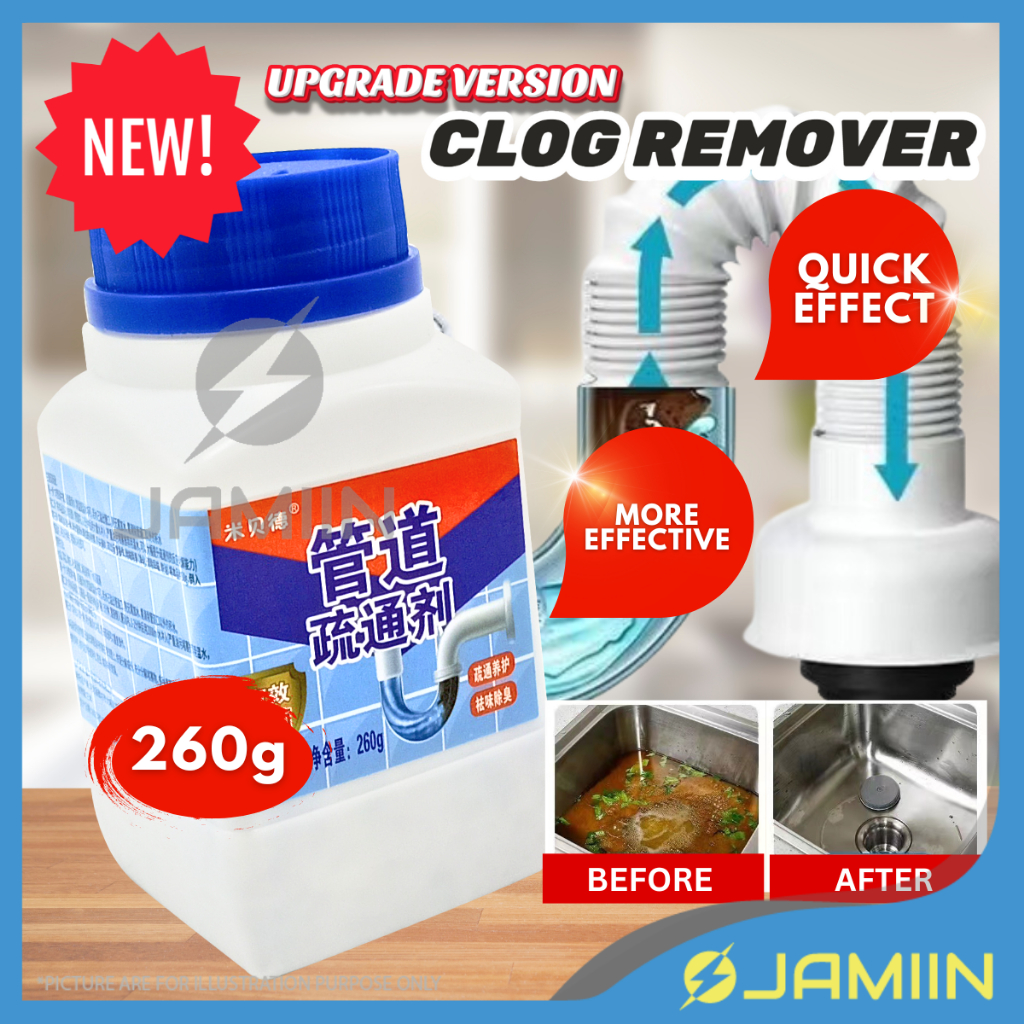 [NEW] Clog Remover Sinki Tersumbat Clog Remover Powder Drain Sink Pipe ...