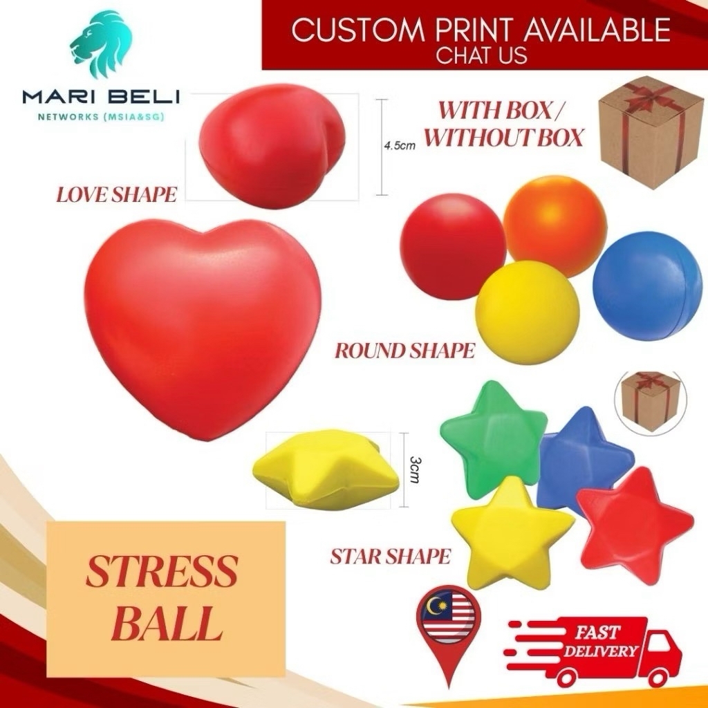 Stress Ball | Anti Stress Foam Ball | Custom Print Logo EXCLUDE ...