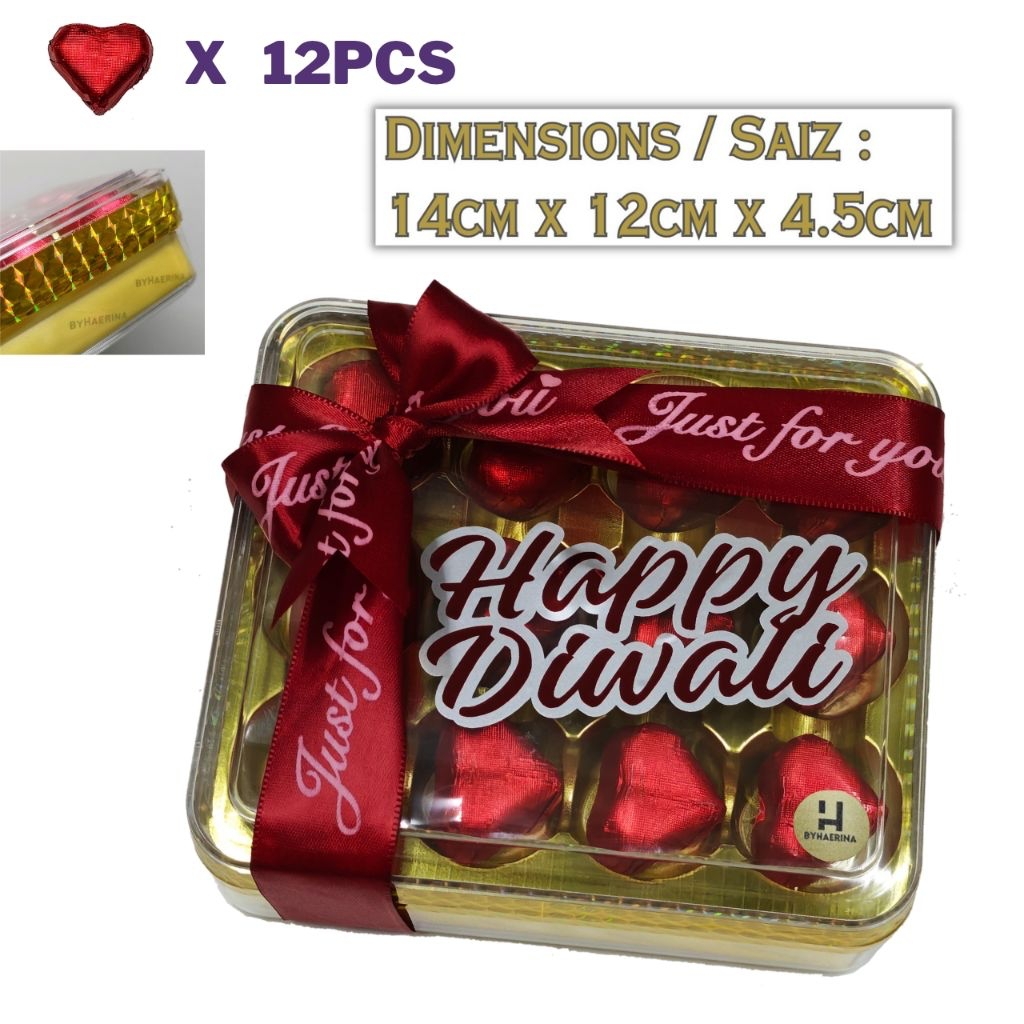 Happy Diwali Gift | Homemade Beryl's Chocolate Gift Box | Shopee Malaysia