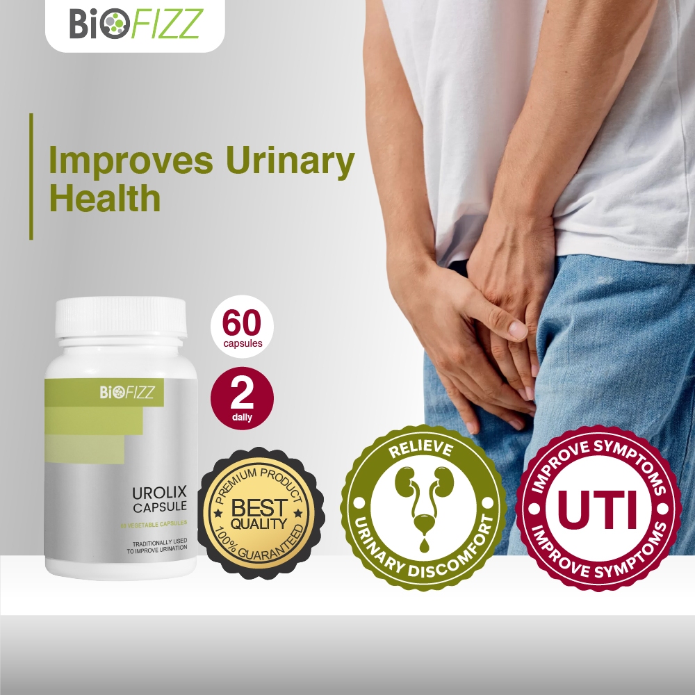 BIOFIZZ Urolix Capsule 60's - Urinary Tract Health Saw Palmetto Ural ...