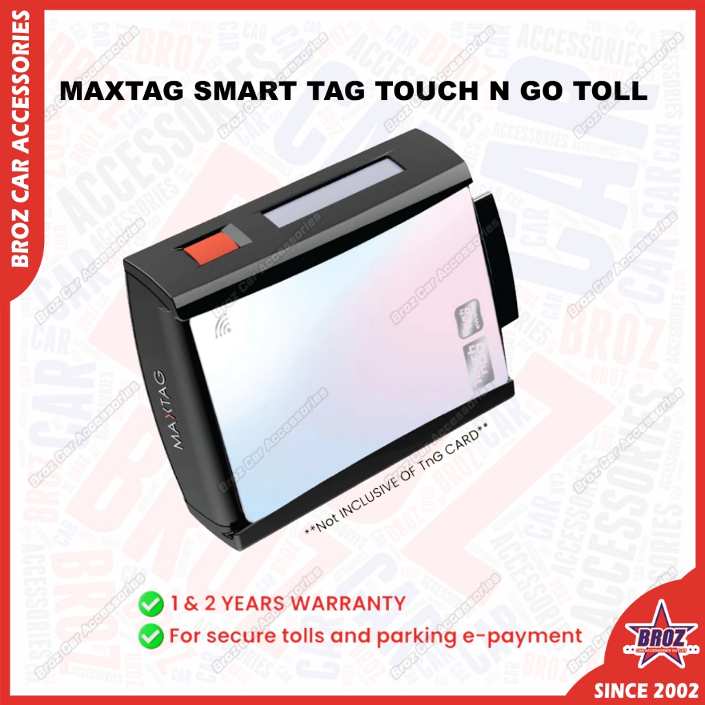 Black Edition MaxTag Smart Tag Touch n Go Toll Infrared Bracket ...