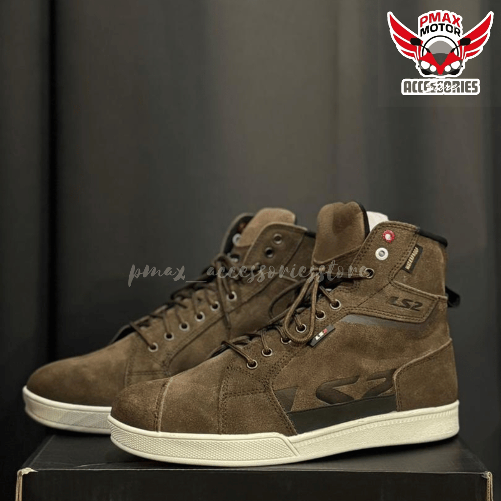 LS2 SHOES DOWNTOWN MAN BOOTS WATERPROOF MOTOCYCLE RIDING BOOTS | Shopee ...