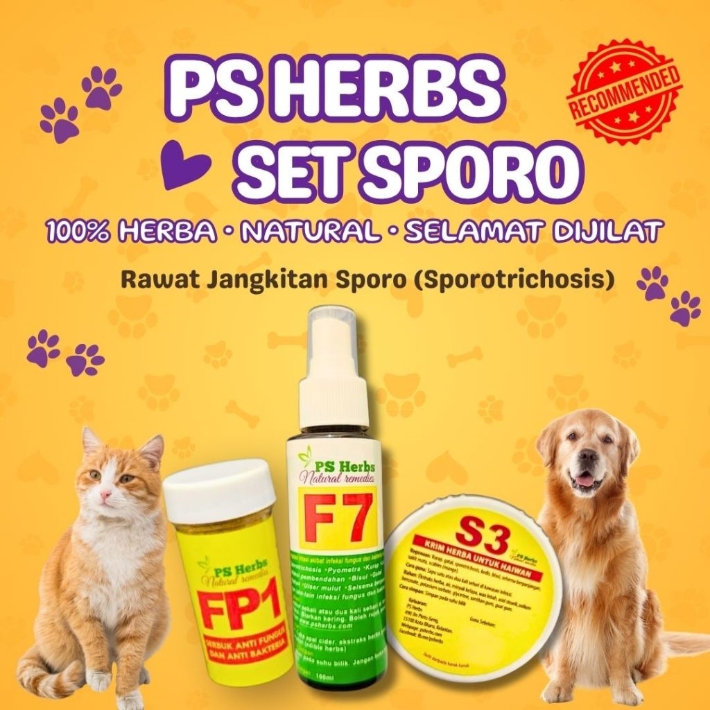 PS HERBS (HQ) Set Sporo kucing, anjing | Shopee Malaysia
