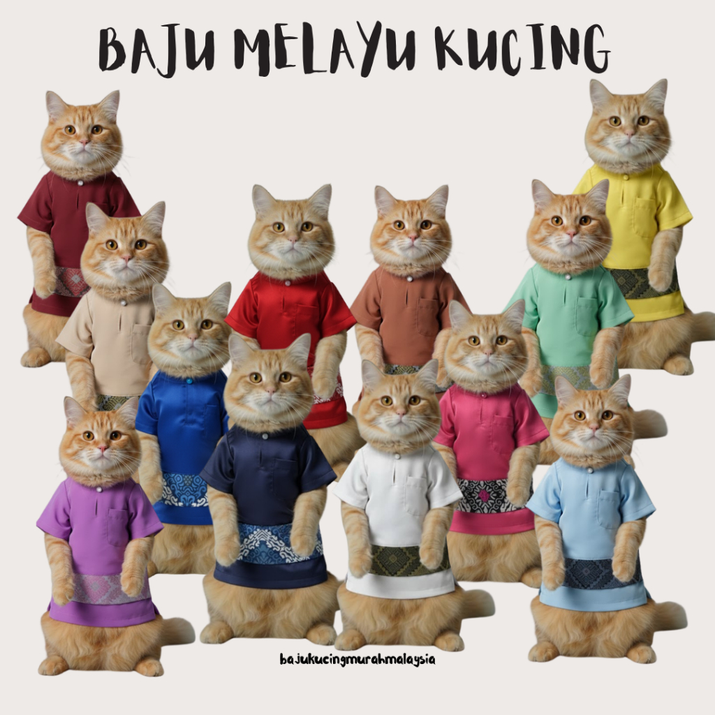 [SALE] Baju Melayu Kucing Sampin FOR RAYA EID photoshoot baju raya ...