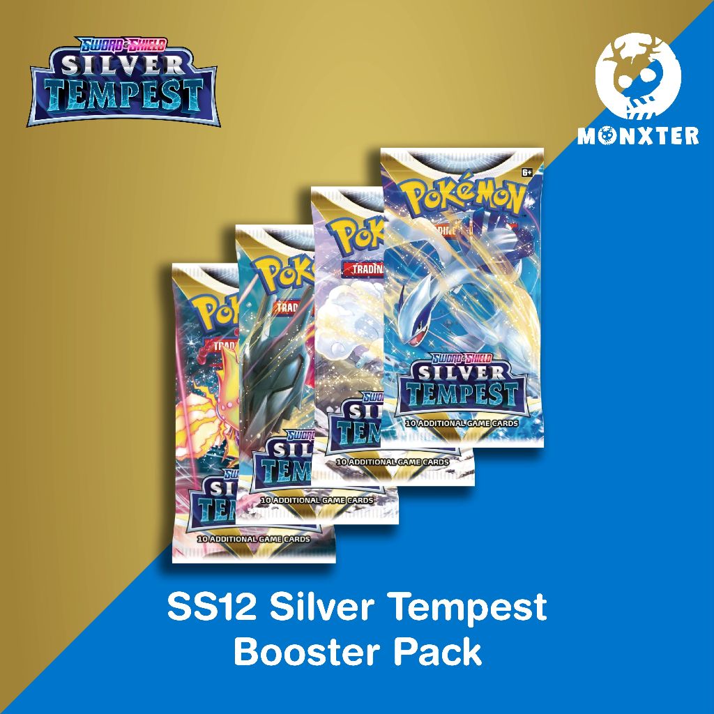 Pokémon TCG - Sword & Shield SS12 Silver Tempest Booster Pack | Shopee ...