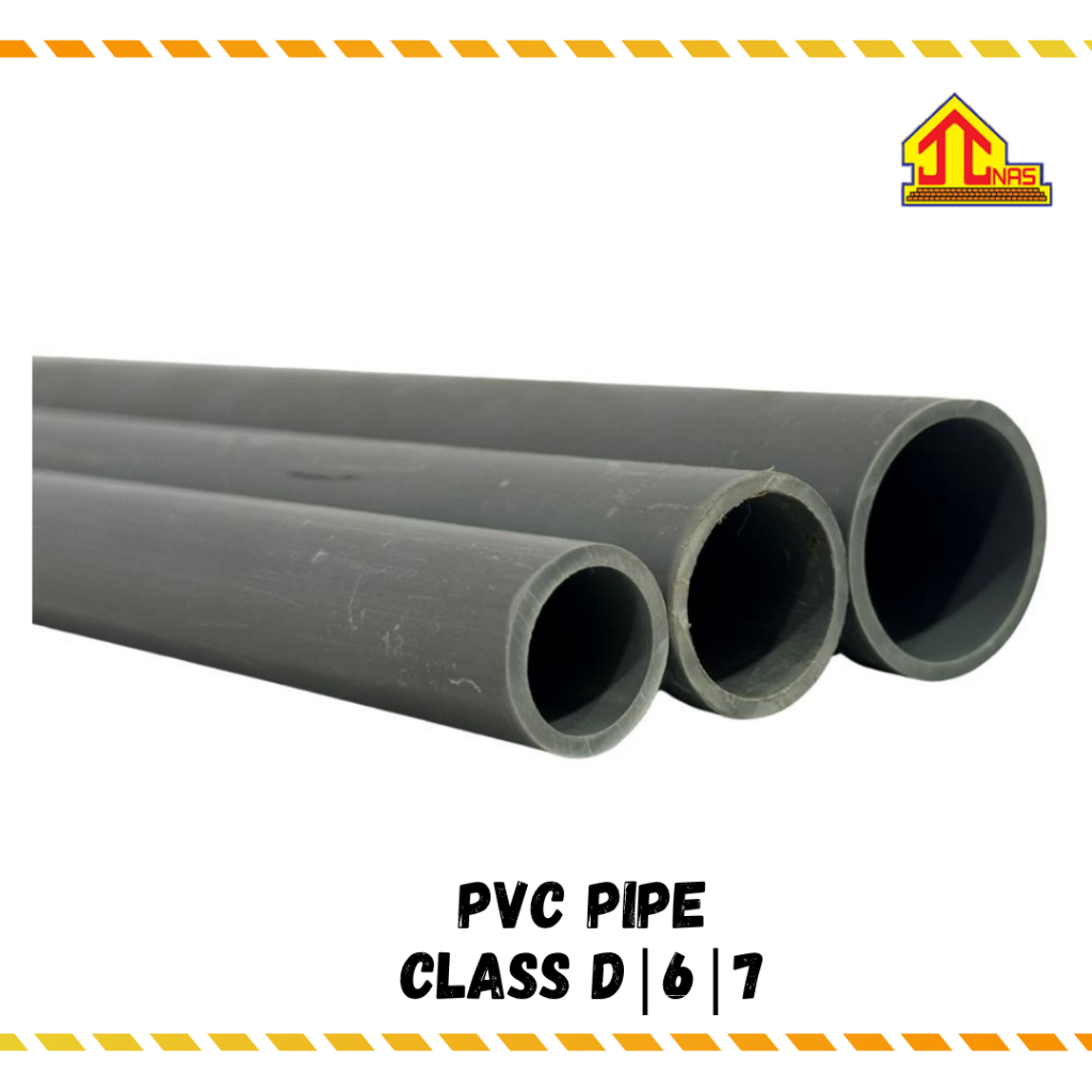 1 FEET PVC PIPE 1/2" 15MM | 3/4" 20MM | 1" 25MM CLASS D | CLASS 6 ...