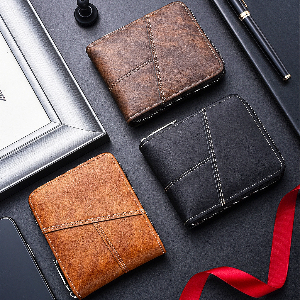 Dompet Lelaki Dompet Pendek Menegak Pelajar Belia Gaya Korea Pemegang ...