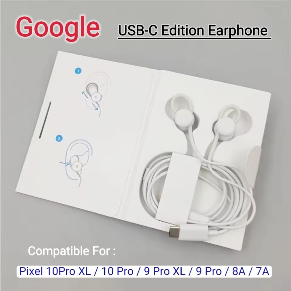 Google Pixel USB-C Edition Earphone | Pixel 10 Pro 10A 9 Pro XL ...