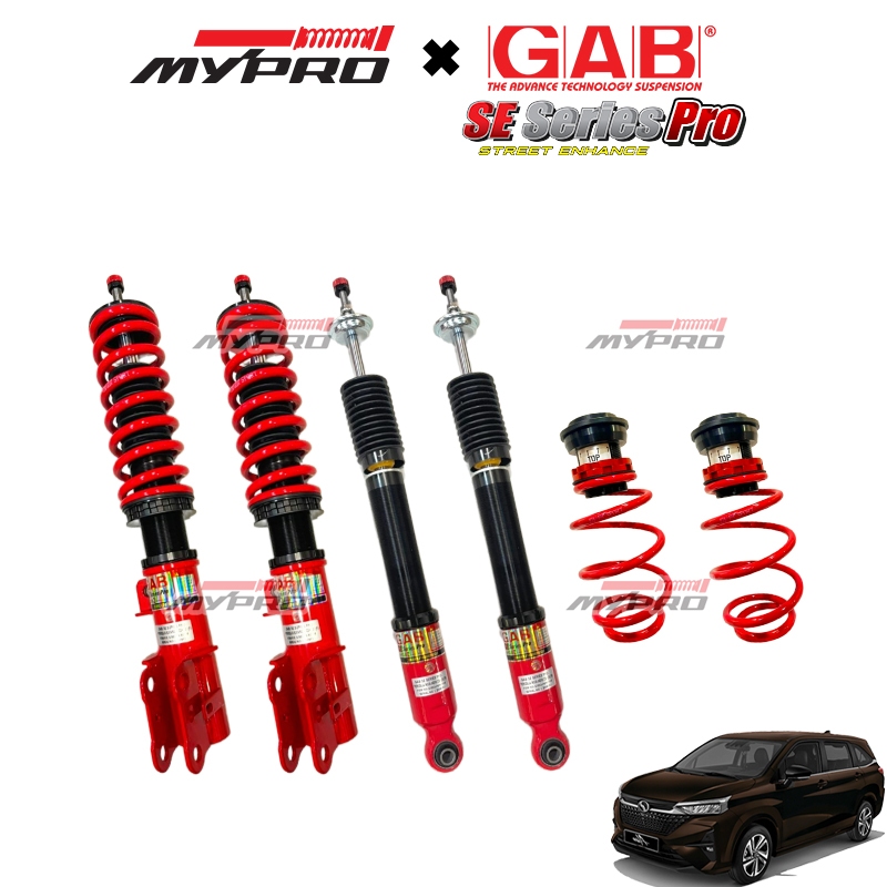 GAB [SE Series Pro] Adjustable Absorber HighLow Soft Hard for Perodua ...