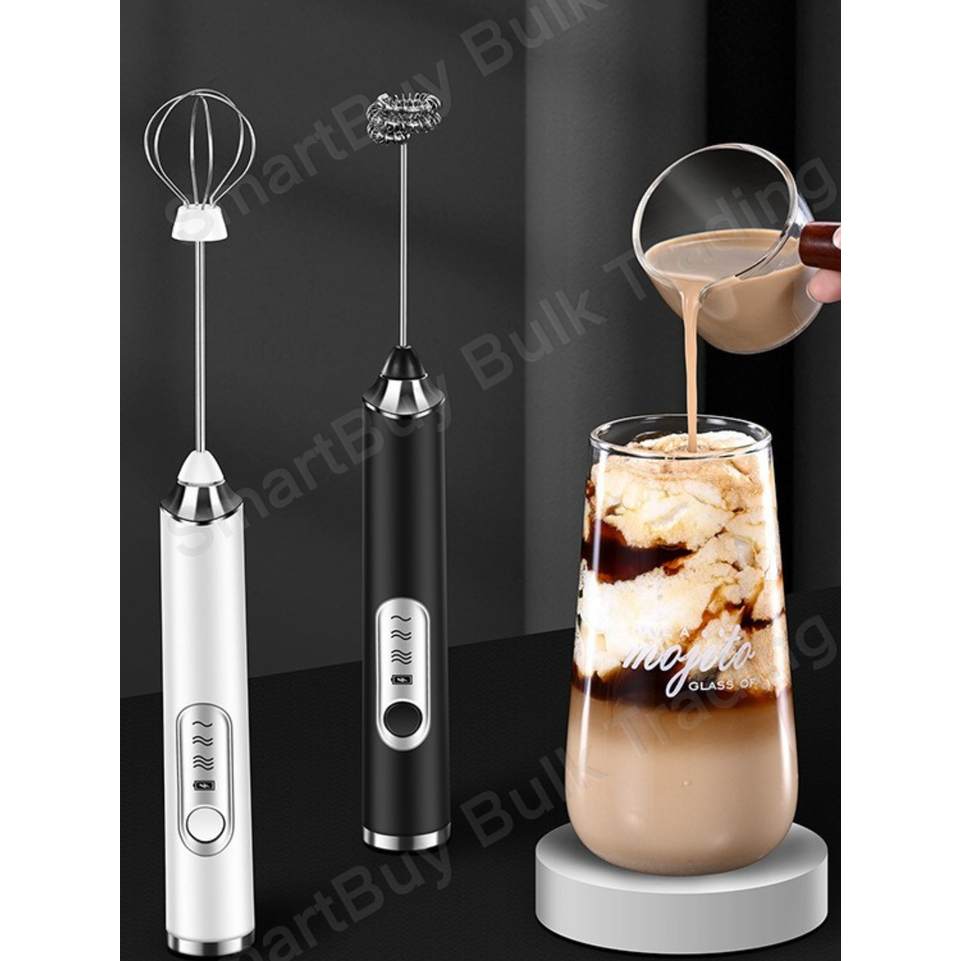 Handheld Rechargeable USB Electric Milk Frother and Egg Beater ...