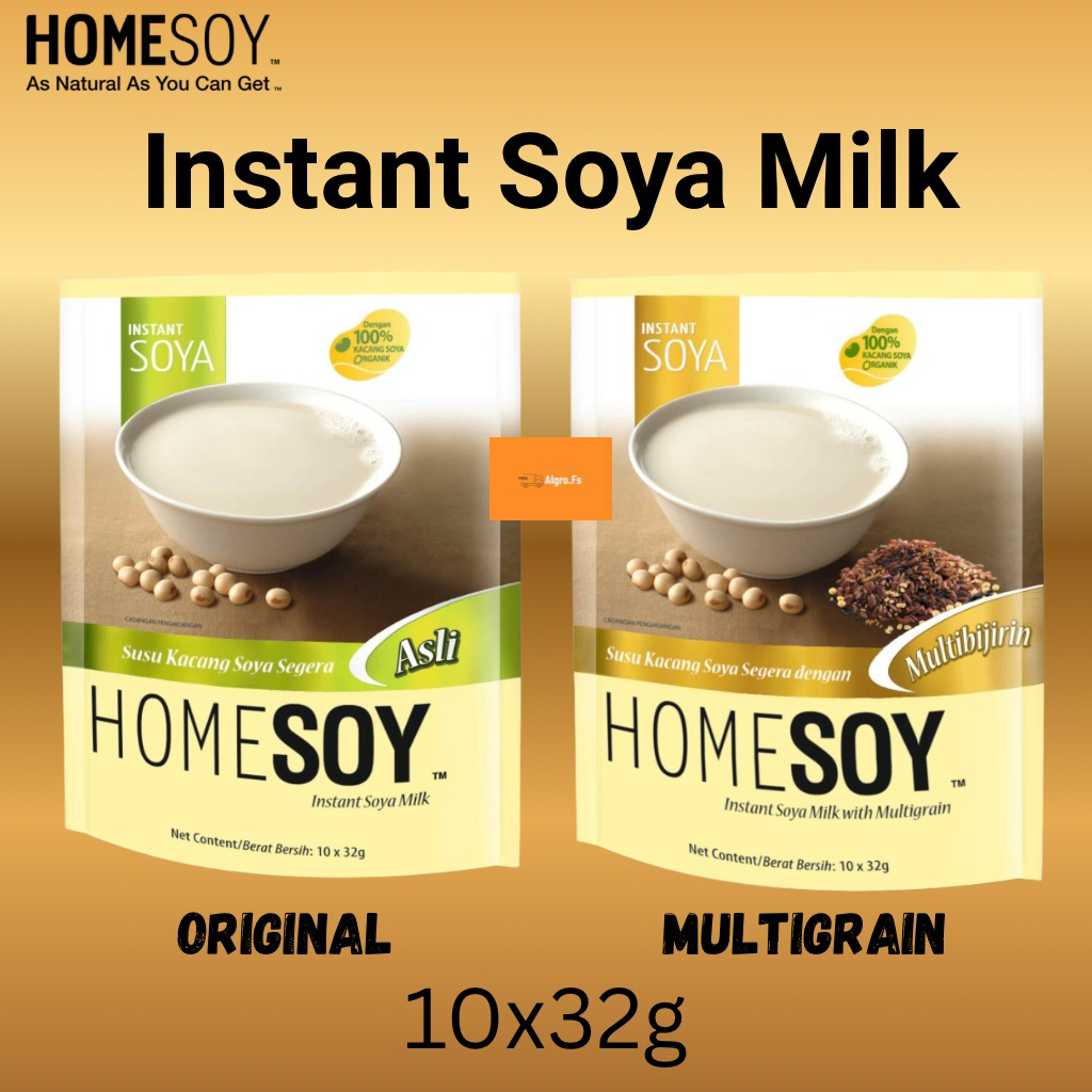 [Halal Food] HOMESOY Organic Soya Soybean Milk Powder Susu Soya Serbuk ...