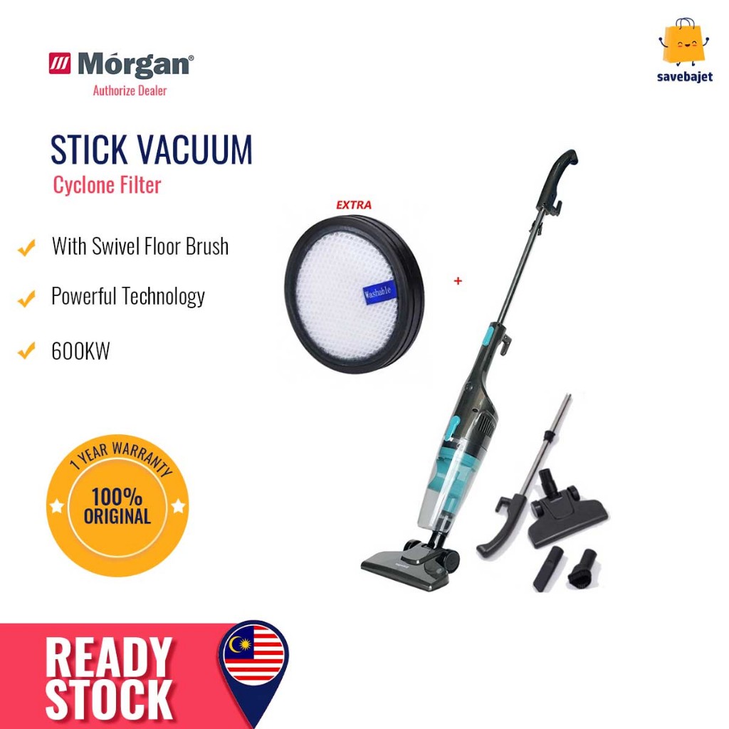 Morgan Upright Handheld Vacuum (600W) MVC-CYCLONE60 | Shopee Malaysia